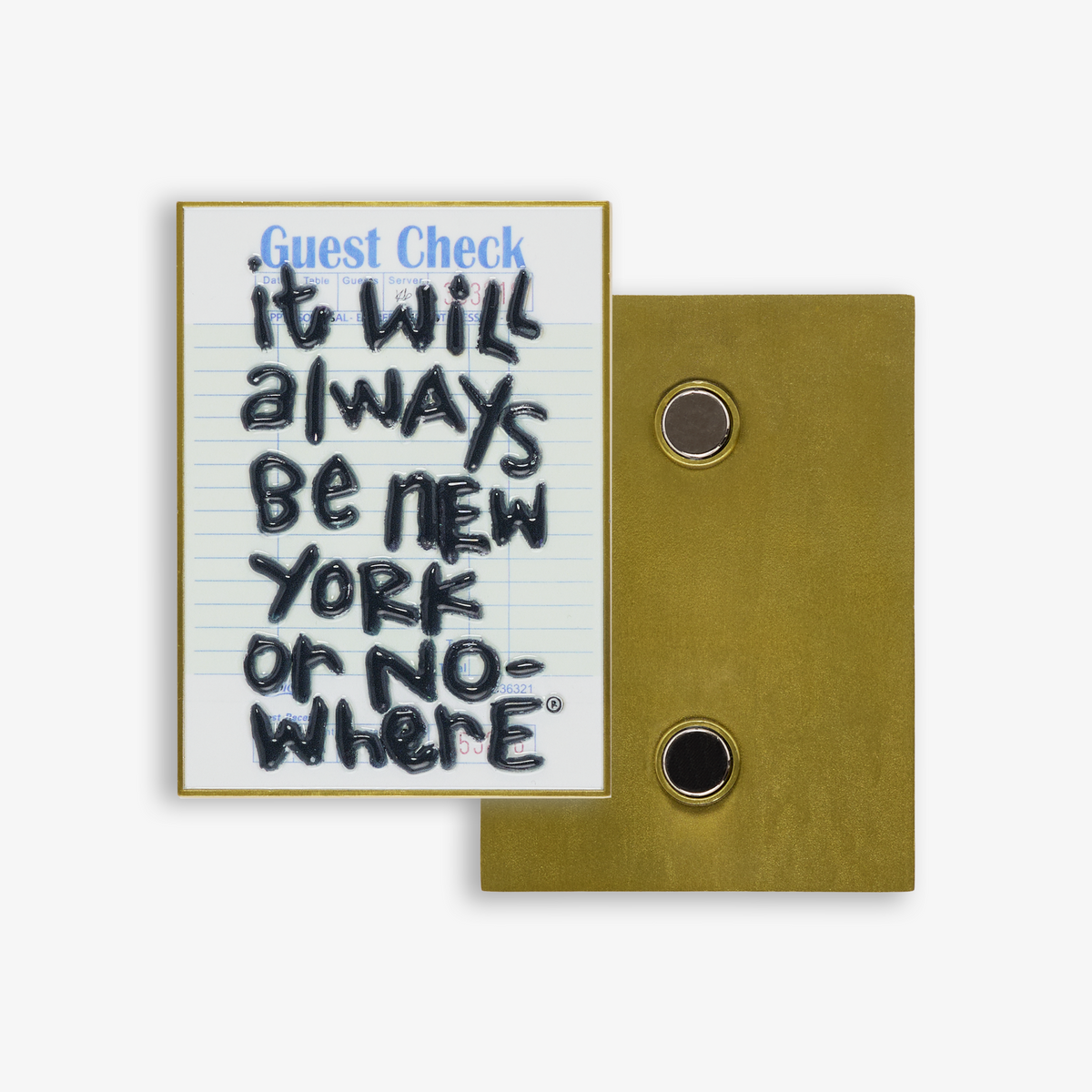 Guest Check Magnet – New York or Nowhere®