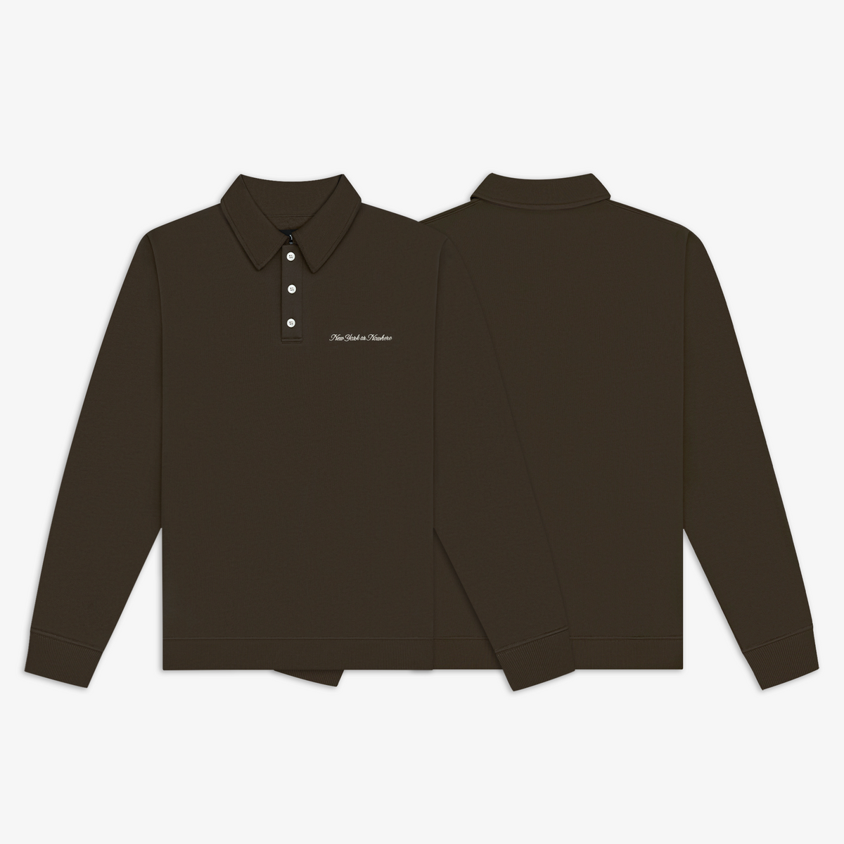 Cursive Polo Sweatshirt – New York or Nowhere®