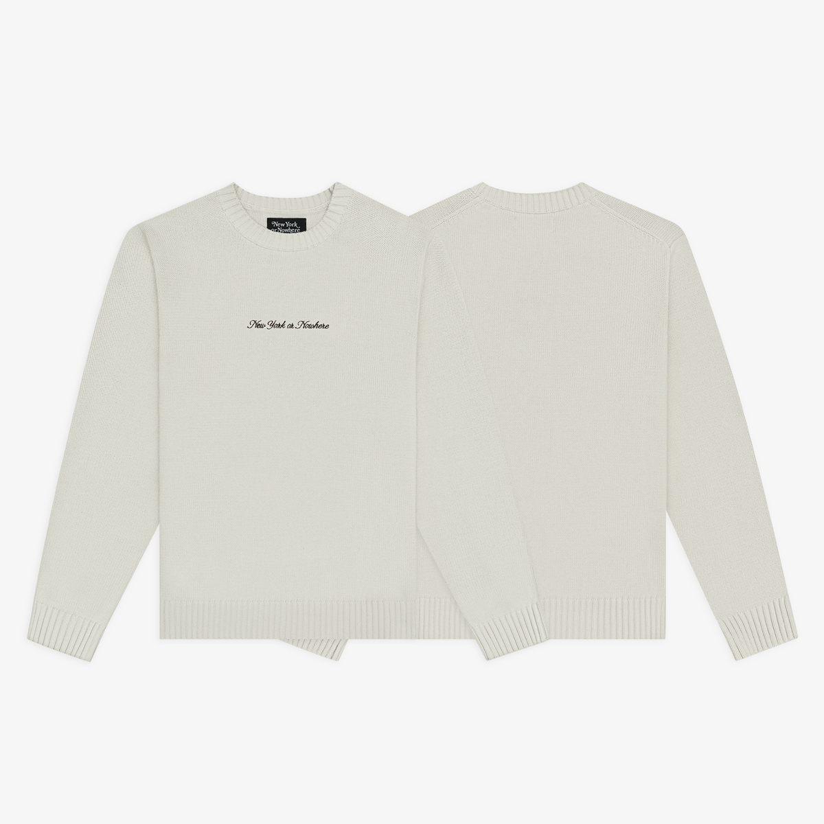 Cursive Sweater – New York or Nowhere®