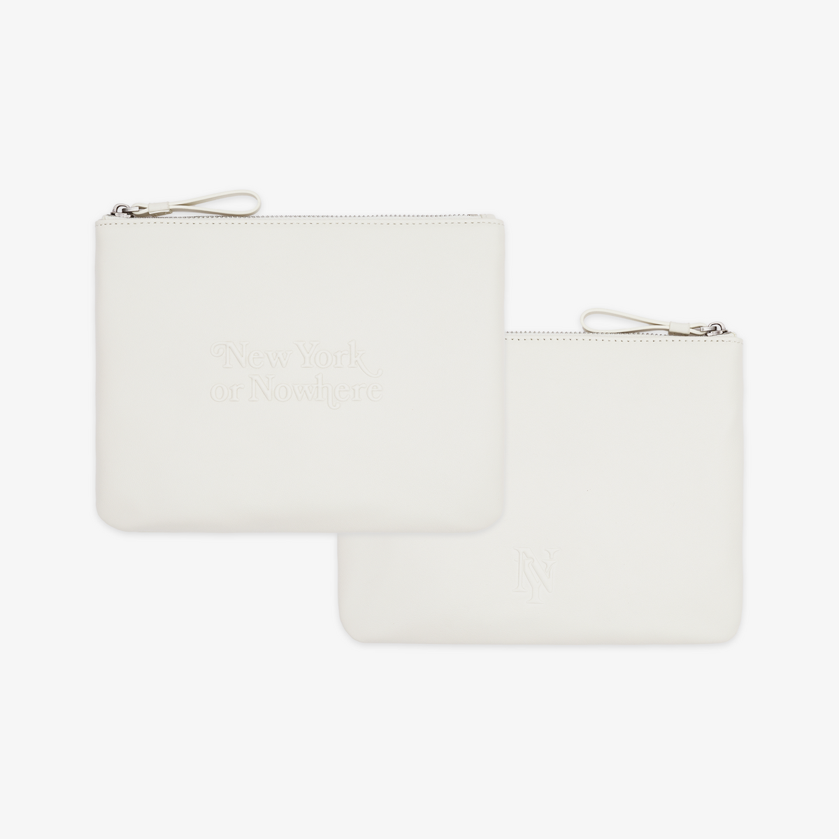 Motto Leather Pouch – New York or Nowhere®
