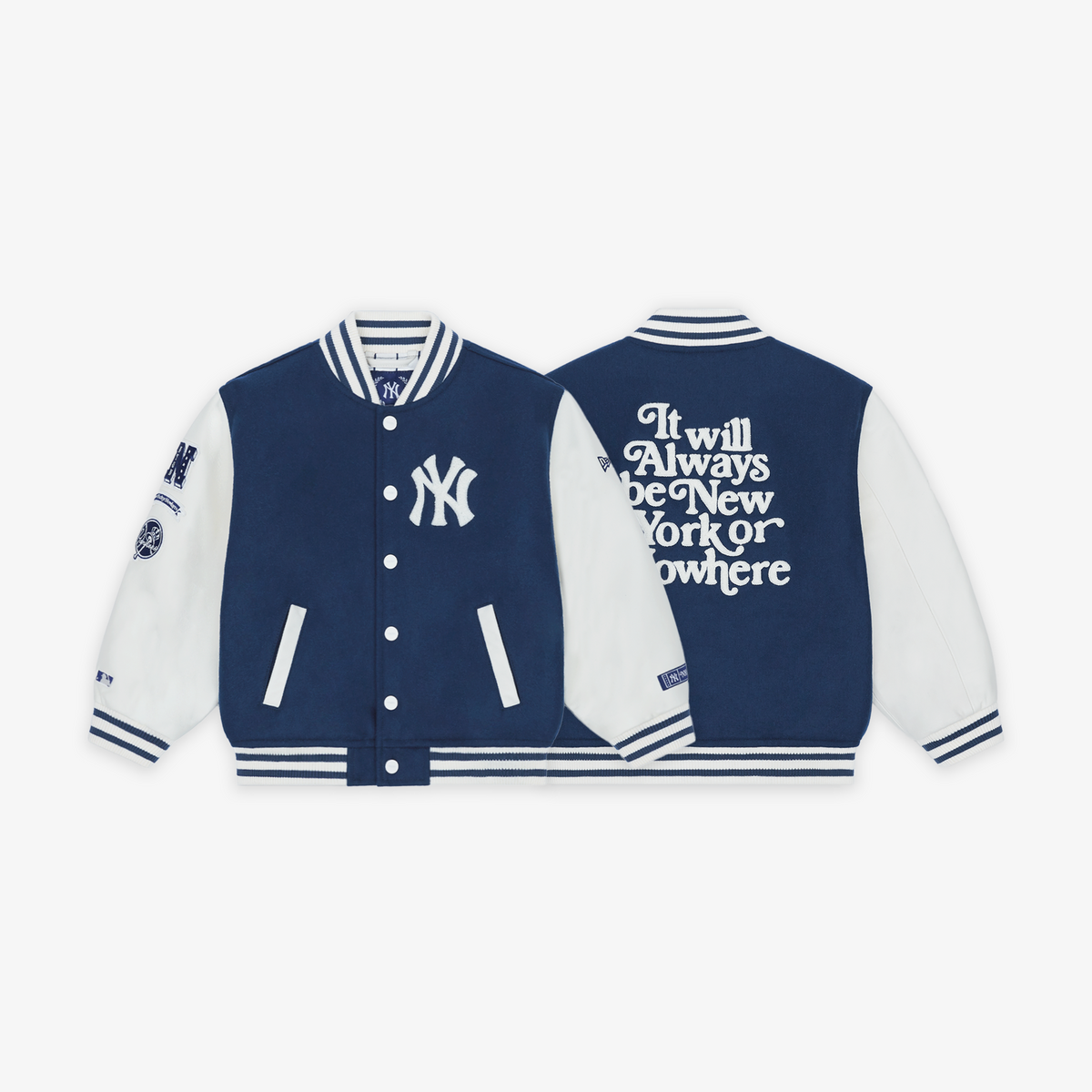 Yankees Motto Kids Varsity Jacket – New York or Nowhere®